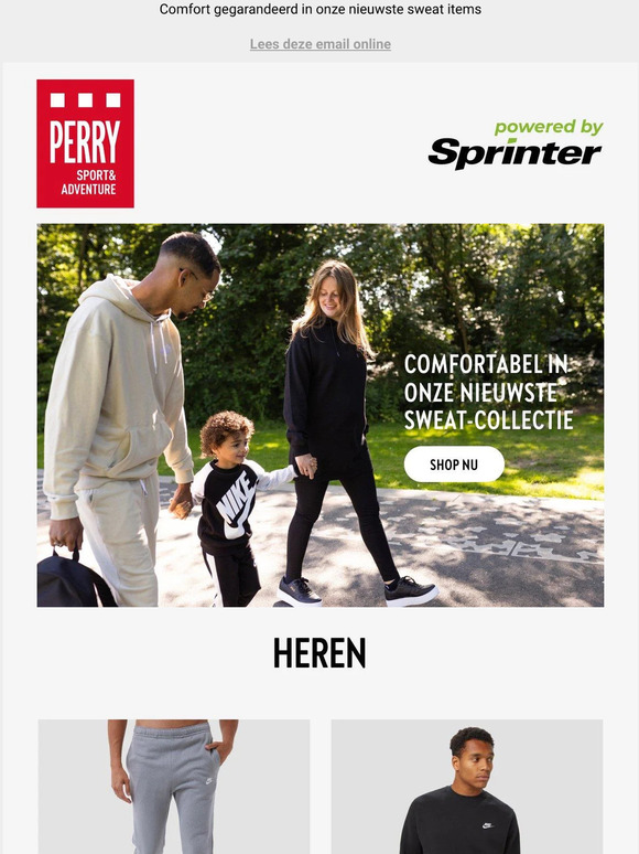 Perry Sport: Shop nu onze populairste sweaters en joggingbroeken! | Milled