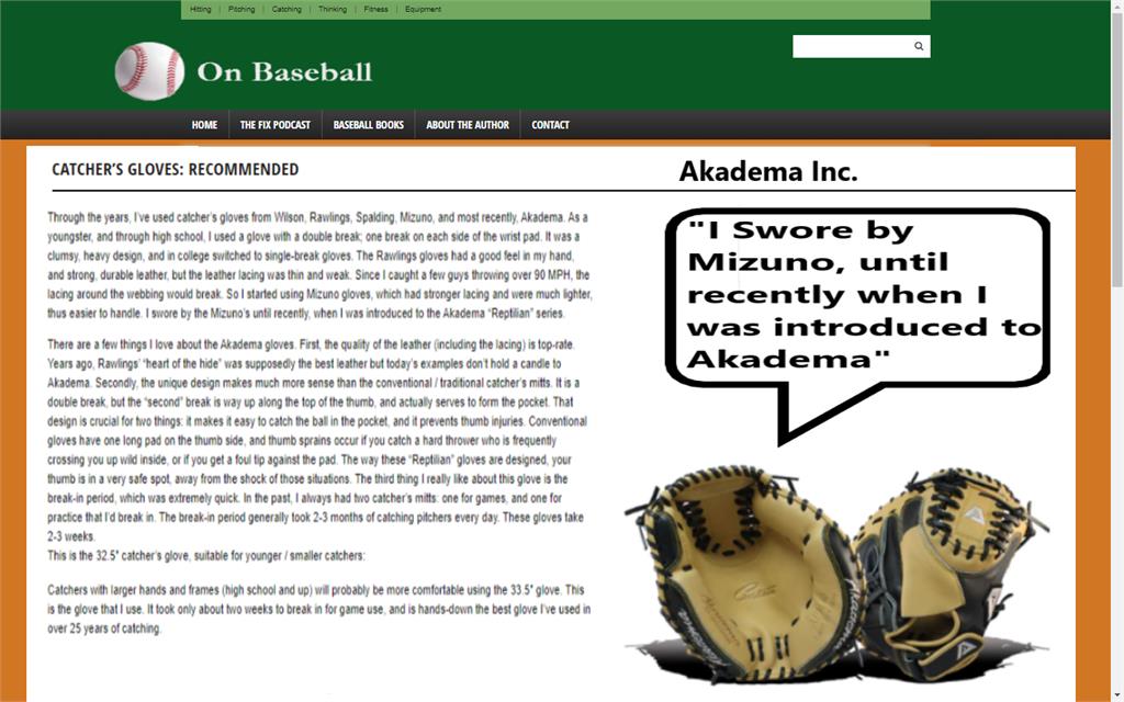 Akadema: Gloves of the Week & Custom Gloves and Bat SALE!! | Milled