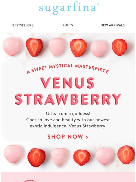 Sugarfina: NEW Venus Strawberries Covered In Chocolate | Milled