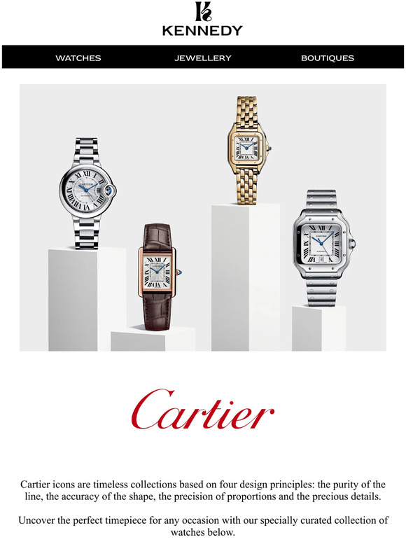 Kennedy: Cartier | A Watch For Every Occasion | Milled