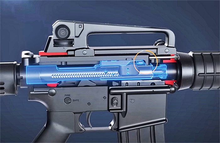 GunMag Warehouse: Inside and Out: This Is How an AR-15 Functions | Milled