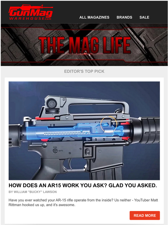 GunMag Warehouse: Inside and Out: This Is How an AR-15 Functions | Milled