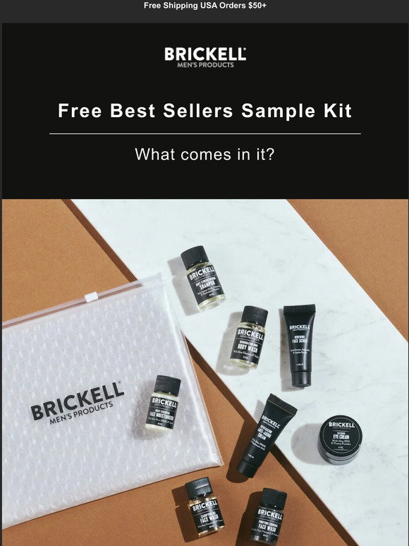 Brickell Men's Products: We Pack a Ton into Our Free Sample Kit | Milled