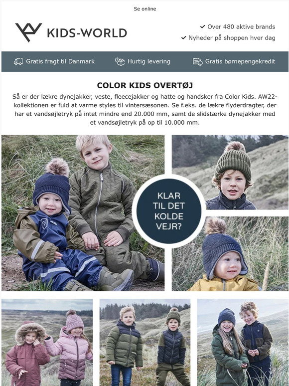 Kids World: Color Kids AW22-overtøjet er landet + Kids Only ...