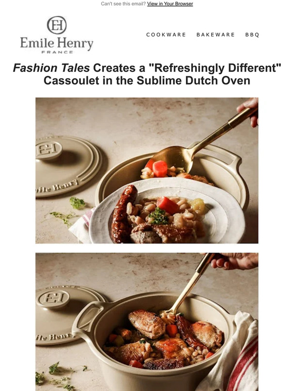 Emile Henry: A Modern Cassoulet Shines in The Sublime Dutch Oven | Milled