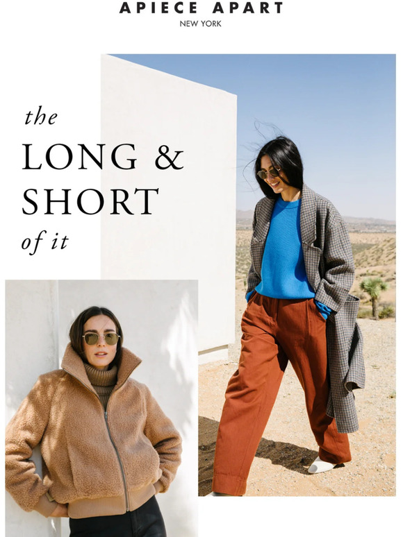 Apiece Apart: The Long & Short Of It | Milled