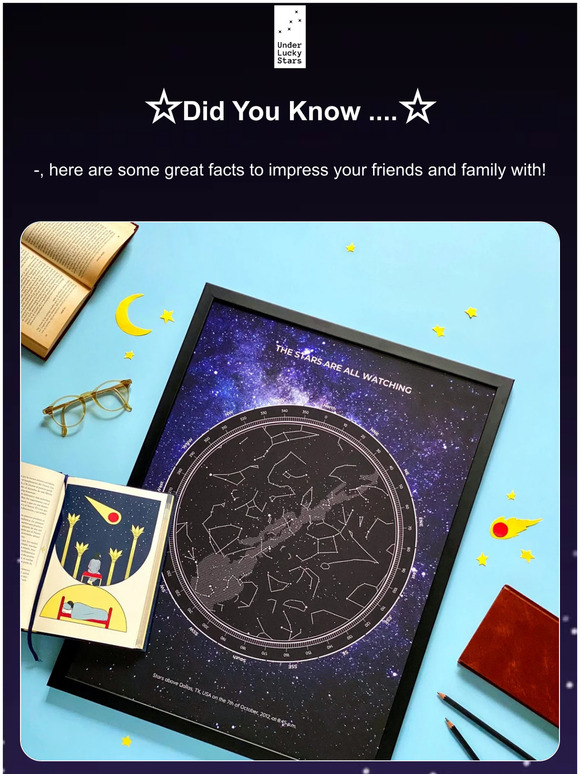 Under Lucky Stars: 5 Fascinating Space Facts | Milled