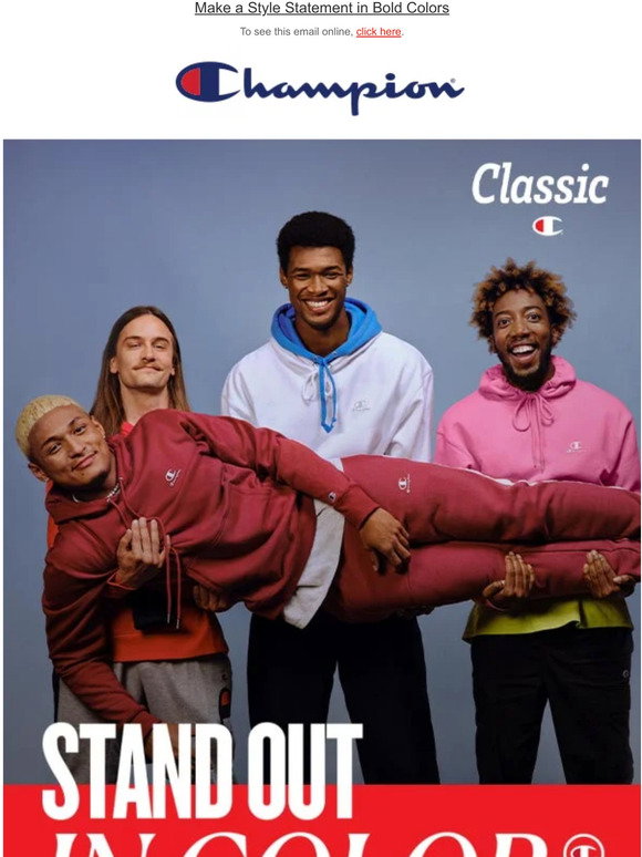 Champion: Stand Out in Classic Fleece | Milled