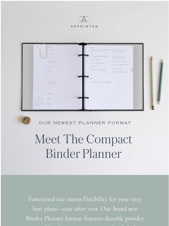 Appointed: Get To Know Our Newest Planner Format | Milled