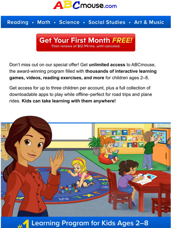 ABCmouse: Don’t Miss Out on Our Special Offer! | Milled