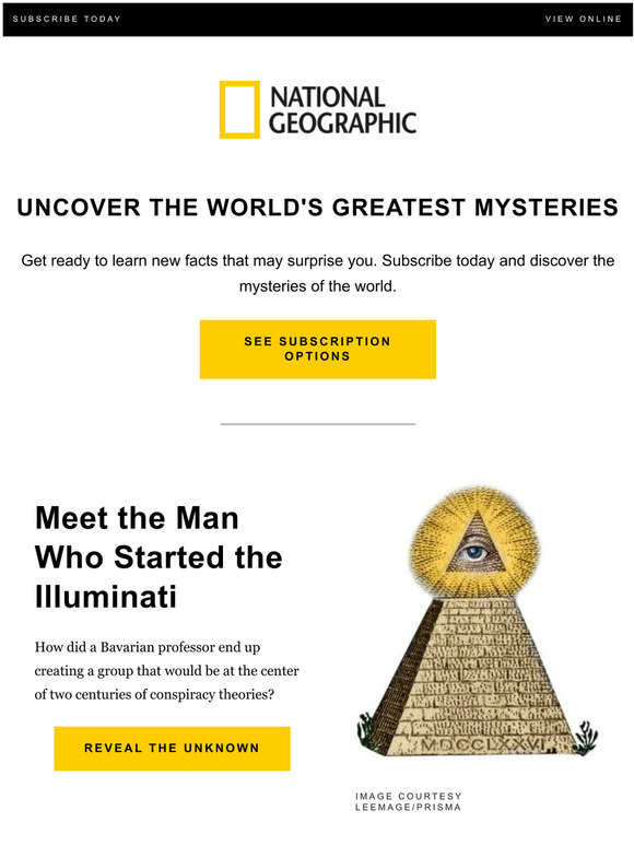 National Geographic: Unlock the world's mysteries for just $1/month ...