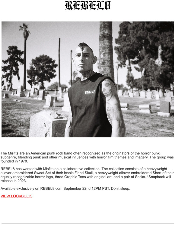 Rebel8: REBEL8/Misfits Lookbook | Milled