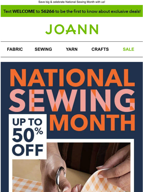 Jo-Ann Fabric and Craft Store: Everything you need to sew is up to 50% ...