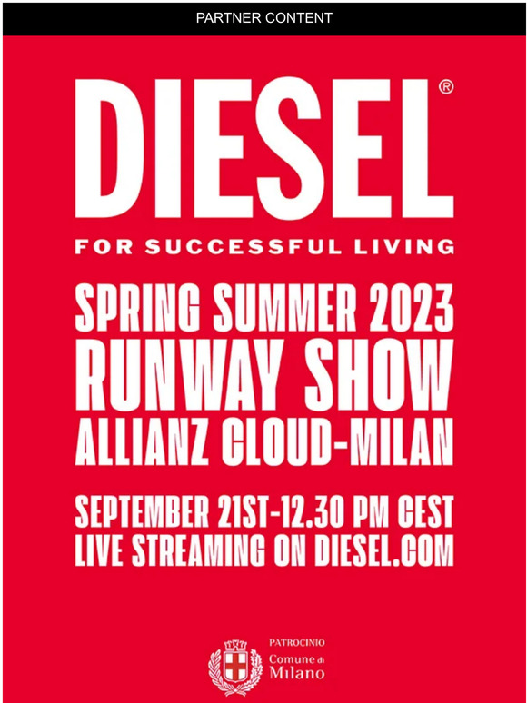Women's Wear Daily: The Diesel SS23 Runway Show arrives on September ...