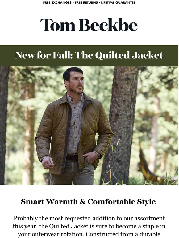 Tom Beckbe: The Quilted Jacket — the perfect layer for Fall | Milled