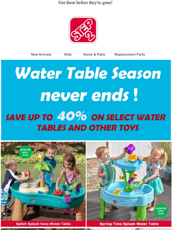 Step2: Water Tables are not just for Summer! | Milled