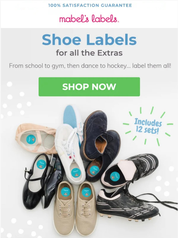 Mabel's Labels: Shoe Labels, the extracurricular essential | Milled