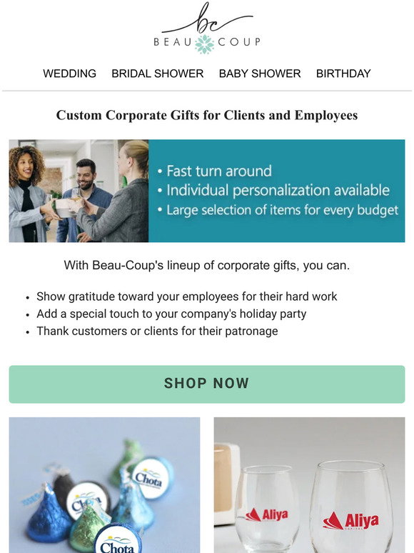 Beau-coup: Memorable Custom Corporate Gifts You'll Love To Give | Milled