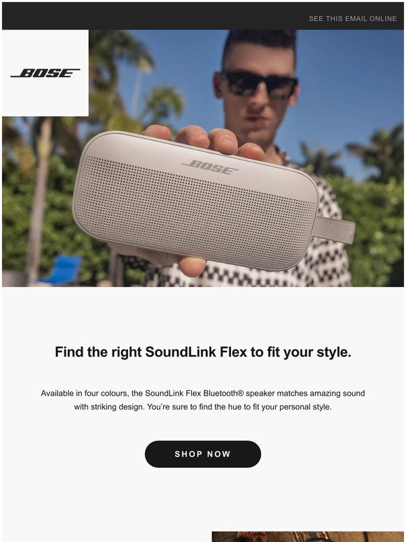 Bose: Find the Flex to fit your style | Milled