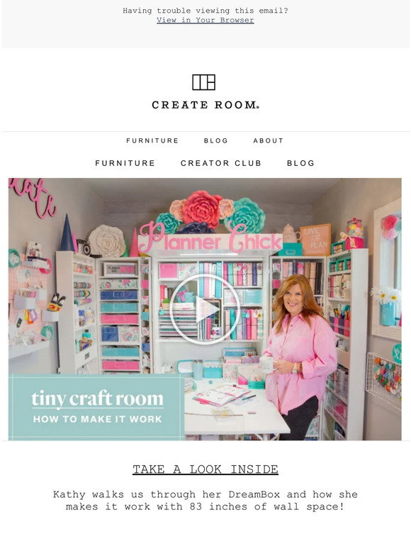 Create Room: Tiny craft room? 🌟 | Milled