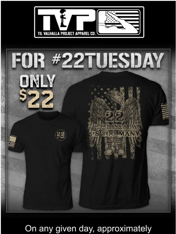 Til Valhalla Project: It's #22Tuesday | Help Raise Awareness | Milled