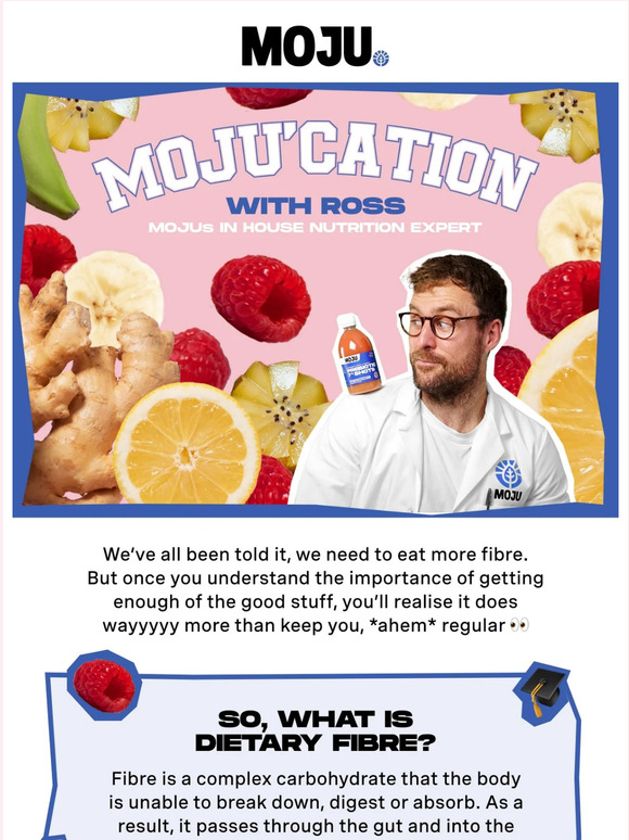 Moju Drinks: What is dietary fibre? 🤨 | Milled