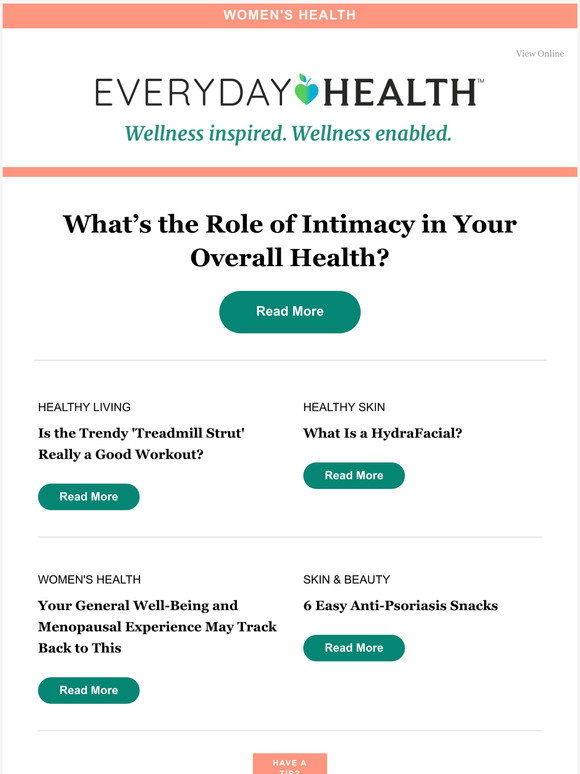 Lifescript: What’s the Role of Intimacy in Your Overall Health? | Milled