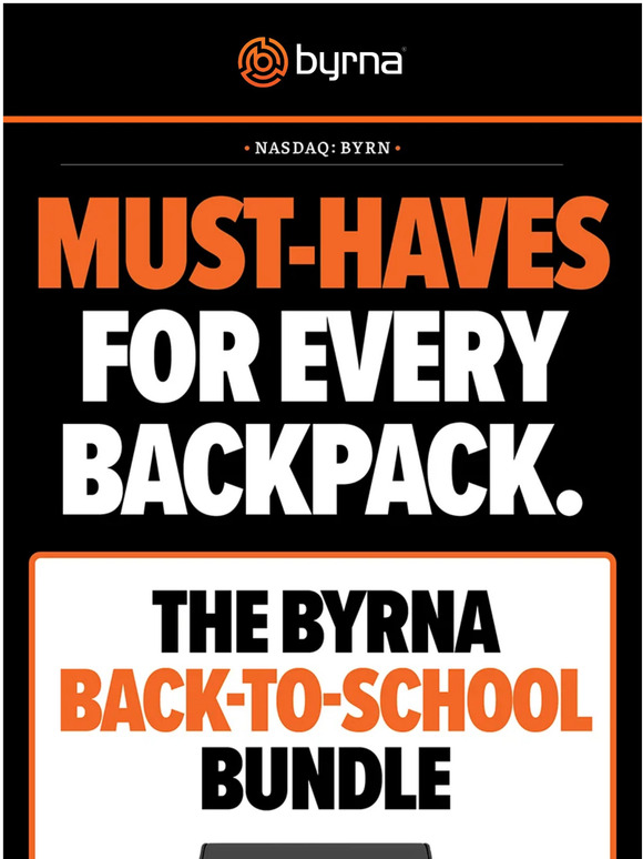 Byrna: Must-Haves for Every Backpack - Introducing the Byrna Back to ...