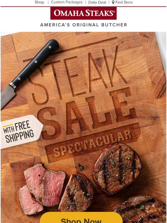 Omaha Steaks: The Steak Sale is here! | Milled