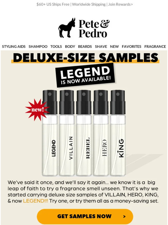 Pete & Pedro: SAMPLES!!! Legend Samples Are Here! | Milled
