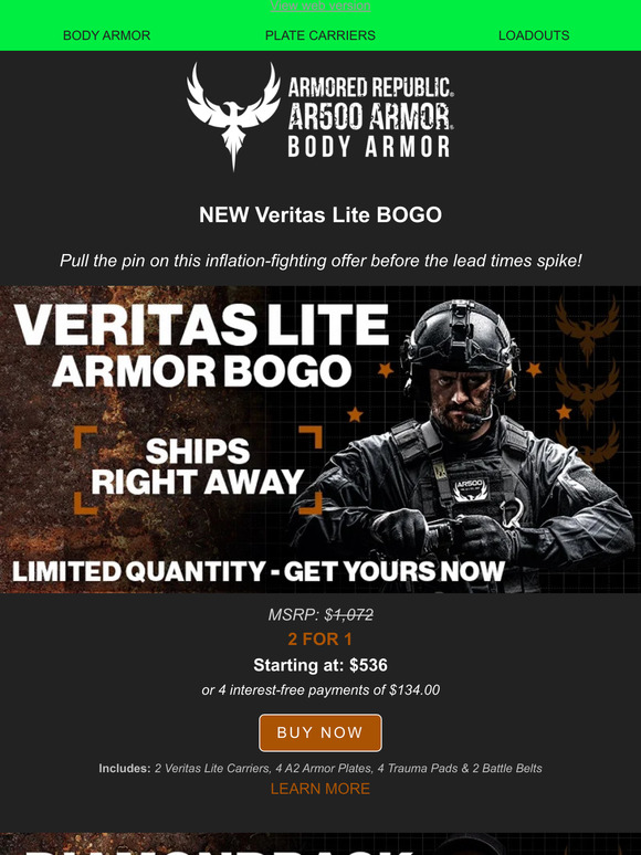 AR500 Armor: The NEXT CHARGE to Battle Inflation... | Milled