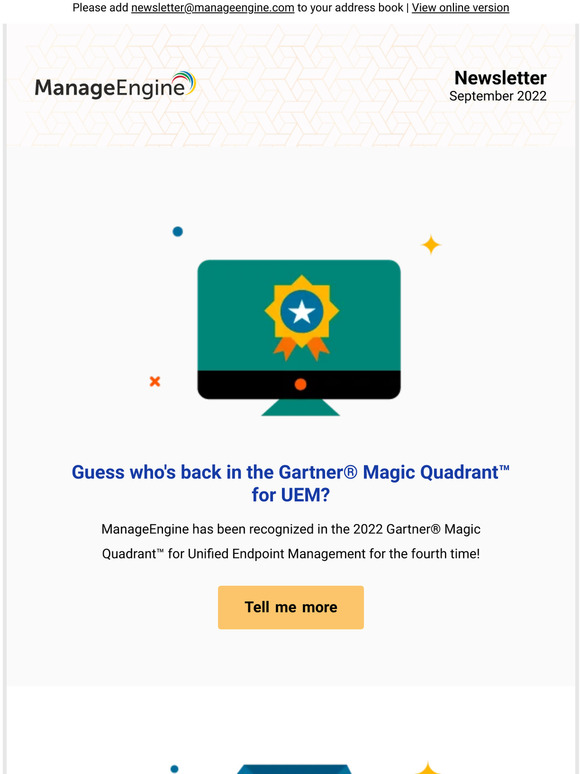 ManageEngine: Guess who's back in the Magic Quadrants for PAM and UEM ...