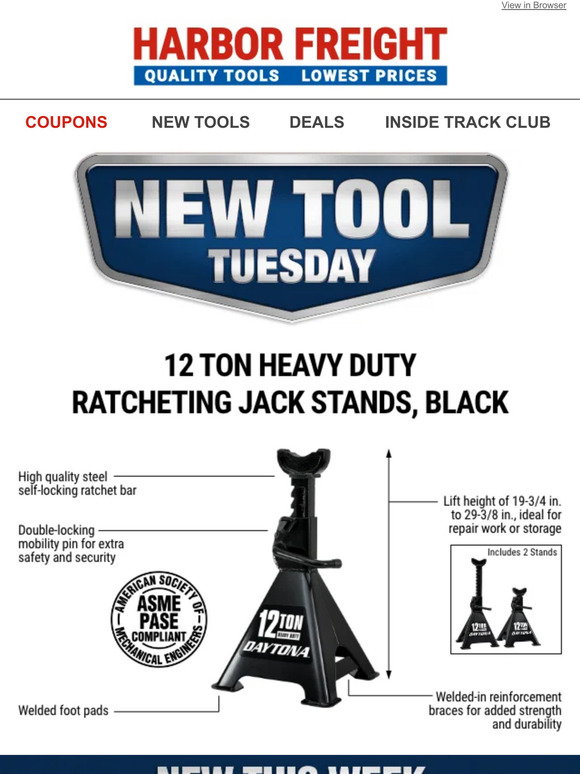 Harbor Freight New Product Alert Milled