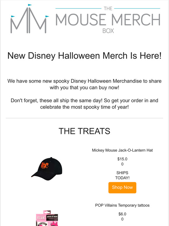 The Mouse Merch Box: 👻 New Disney Halloween is here! | Milled