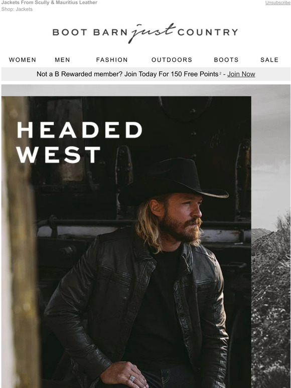 Boot Barn: Rugged Leather Outerwear | Milled
