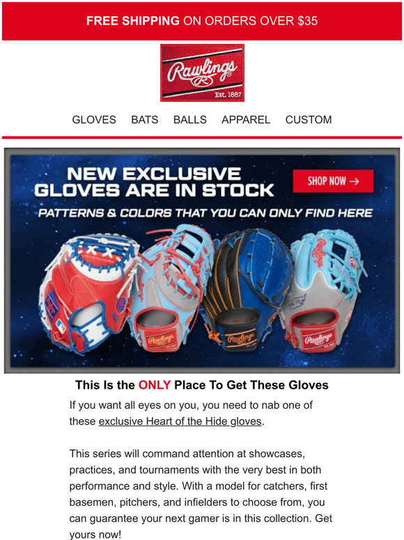 Rawlings: One of These 4 Gloves Is Your Next Gamer 😍 | Milled