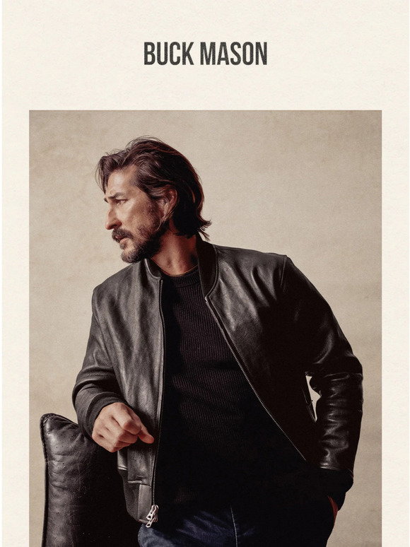 Buck Mason: Back in Stock — Bruiser Leather | Milled