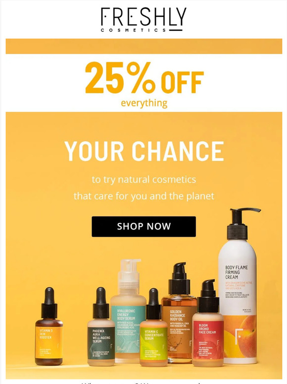 Freshly Cosmetics: ALL-NEW! 🌻 Use your EXCLUSIVE advantages now | Milled