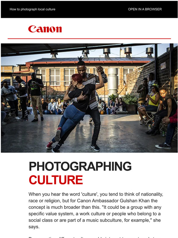 Canon: How to photograph cultures around the world | Milled