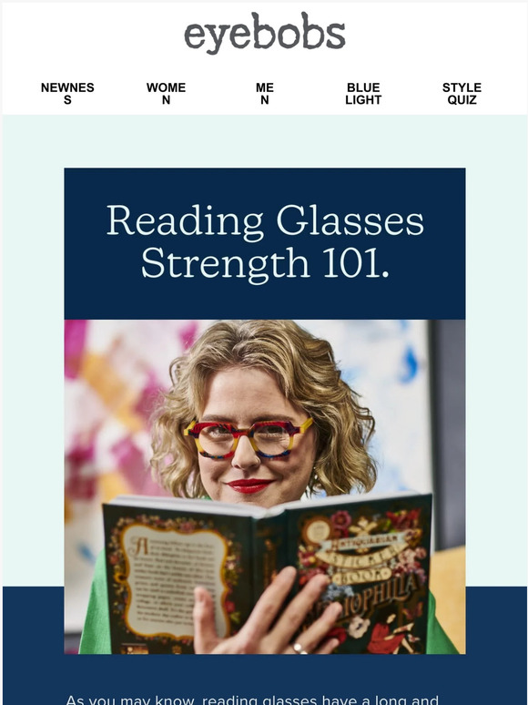 eyebobs eyewear: What is a "reader strength?" | Milled