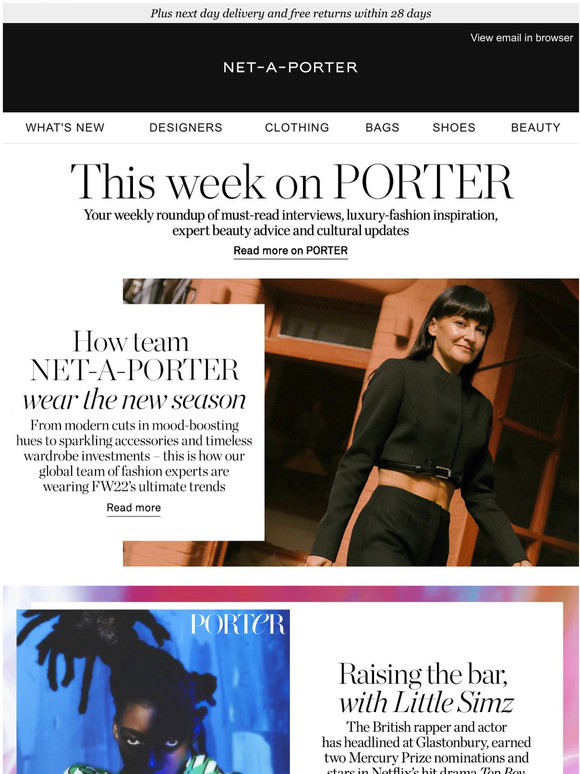 Net-A-Porter: The ultimate style guide for the new season | Milled