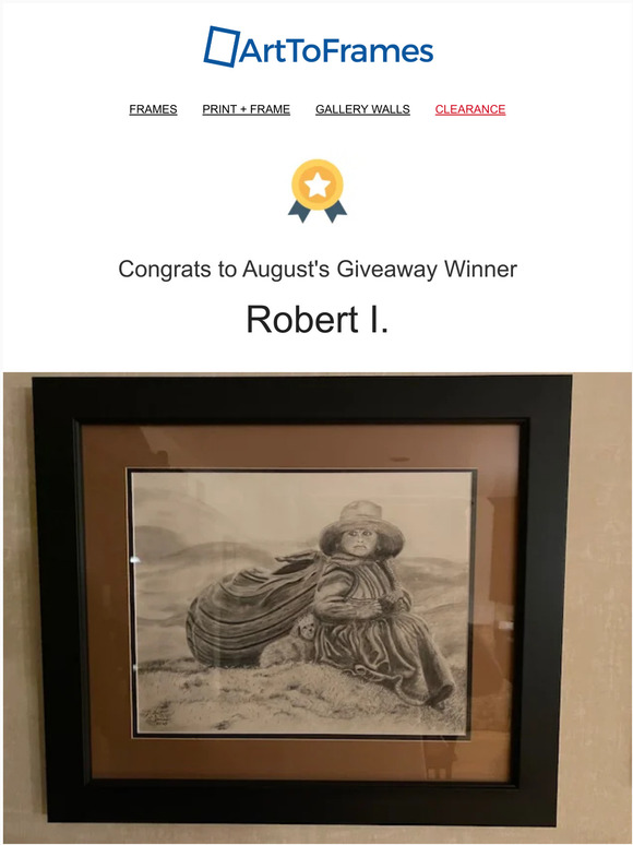 Art to Frames , Custom and Personalized framing: Enter to win $150 in ...