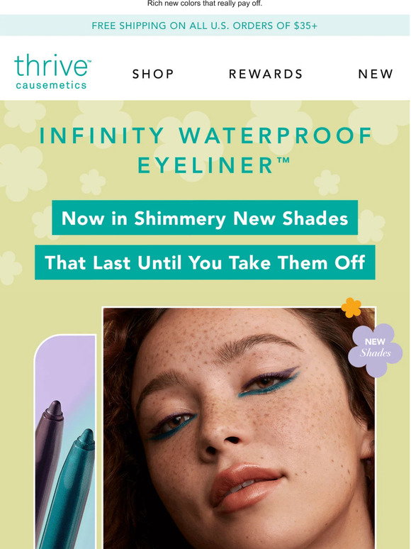 Thrive Causemetics: New Shades of Infinity Waterproof Eyeliner™ Are ...