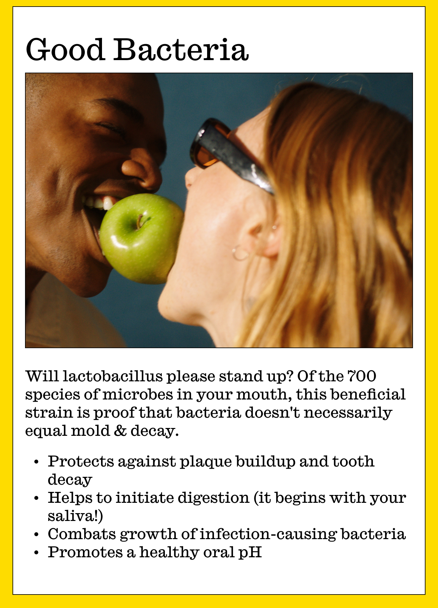 SmileTwice.com: Give good bacteria a chance! | Milled