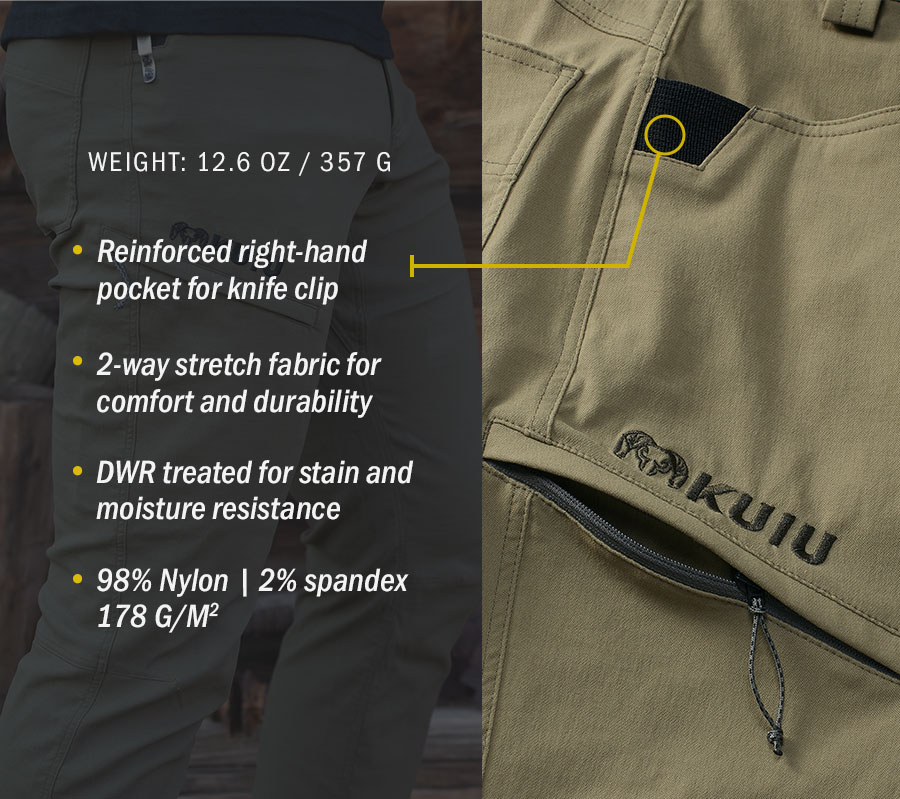 KUIU: NEW: Switchback Pant - Built to overperform | Milled