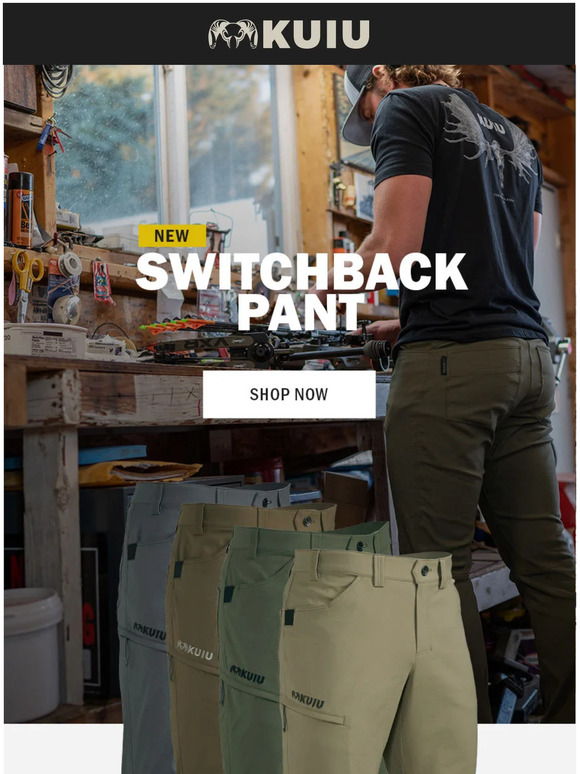 KUIU: NEW: Switchback Pant - Built to overperform | Milled
