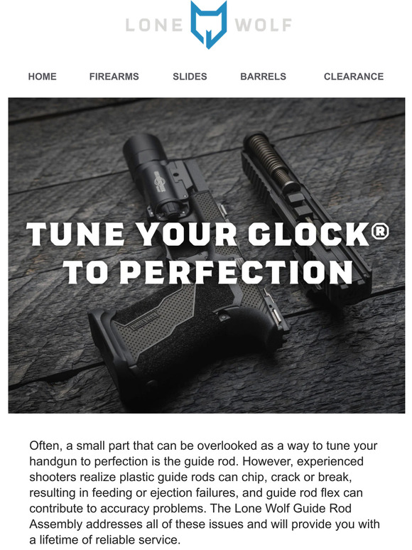 Lone Wolf Distributors: Tune your GLOCK to perfection | Milled