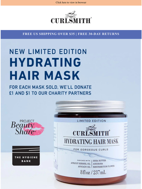 Curlsmith: Introducing our LIMITED EDITION Hydrating Hair Mask | Milled