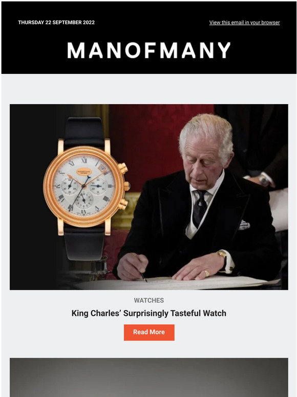 Man of Many: King Charles’ Surprisingly Tasteful Watch & more | Milled