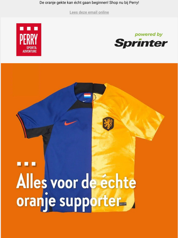 Perry Sport: Dit is het nieuwe shirt van het Nederlands Elftal! ⚽ | Milled